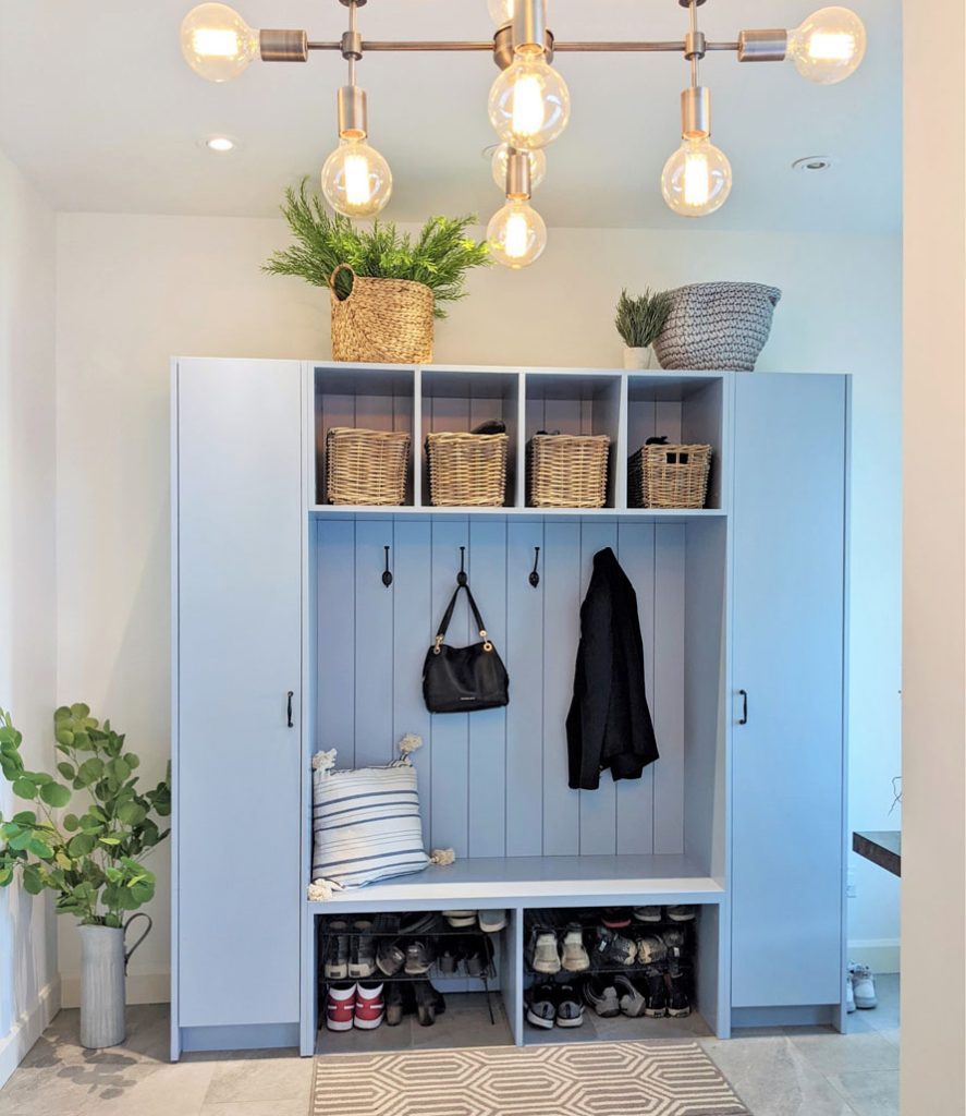 Entrance Hall Makeover on The Plateau in Montreal - Versa Style Design